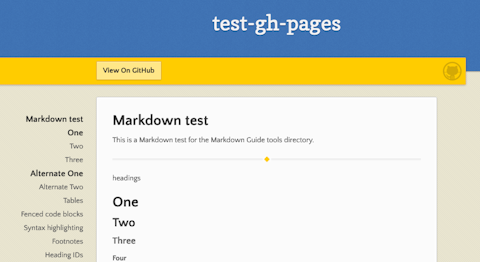 GitHub Pages Markdown Reference | Markdown Guide