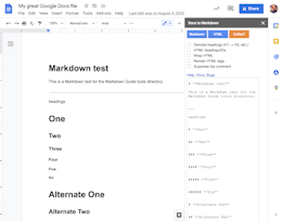 Google Docs To Markdown Markdown Reference Markdown Guide