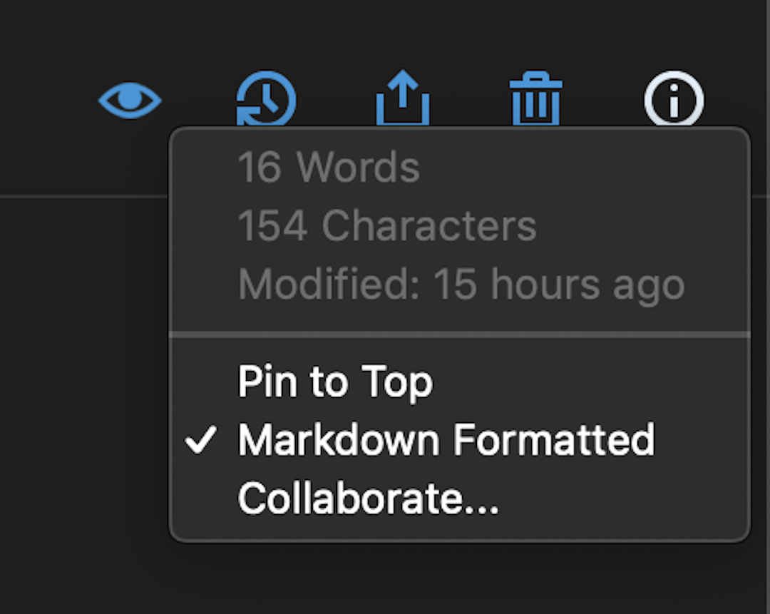 Simplenote Markdown Reference | Markdown Guide